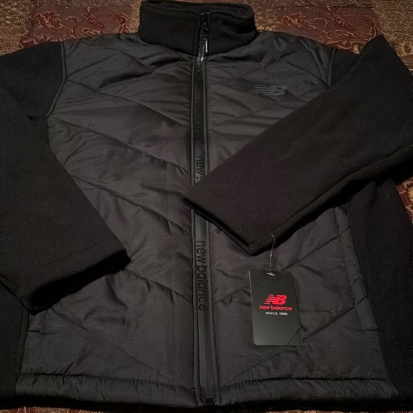New Balance | Jackets & Coats | New Balance Full Zip Fleece And Puffer ...